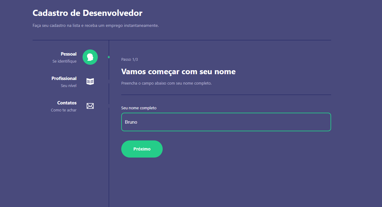 GitHub - BrunoDev96/Cadastro-Steps-ReactJS: Cadastro com 3 Steps feito com ReactJS
