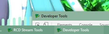 Developer Tools Icon differs from all other windows in application ...