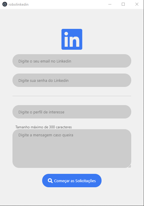GitHub - Brozinga/robo-linkedin: Esse é um Robo simples feito com Puppeter e ElectronJS