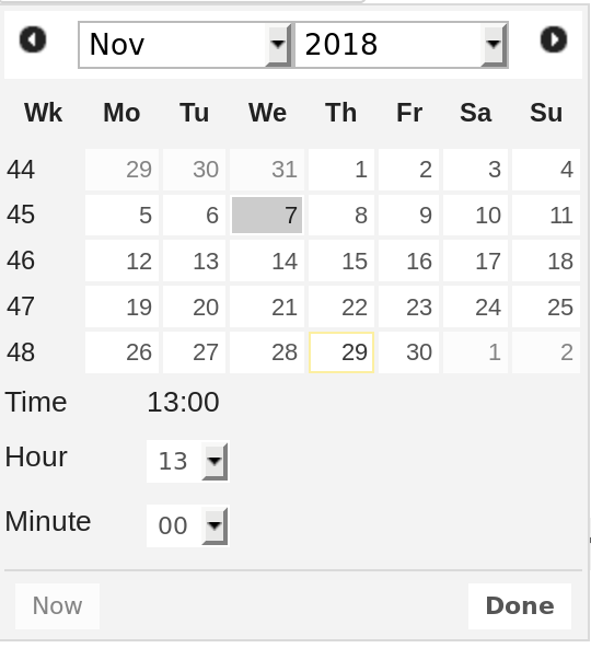 First Day Of Week Not Configurable In Calendar Issue 5003 Glpi project glpi GitHub