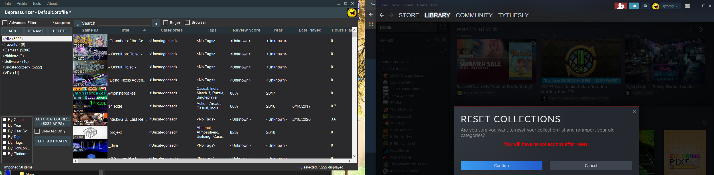 [BUG] Not importing Steam Categories · Issue #215 · Depressurizer/Depressurizer · GitHub
