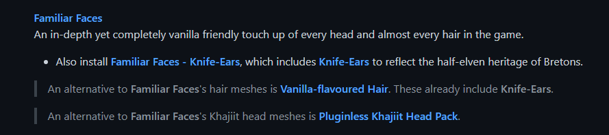 Alternatives you mentioned under familiar faces · Issue #26 · LucasDelfino92/morrowindsharp · GitHub