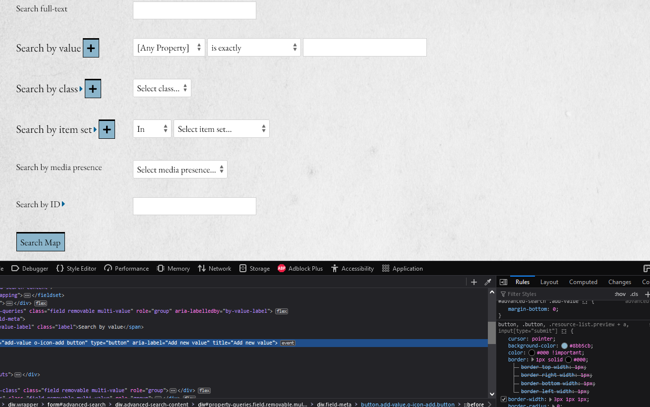 Button borders · Issue #19 · omeka-s-themes/papers · GitHub