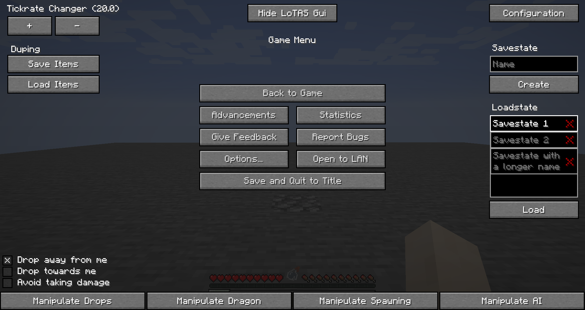 LoTAS Gui · Issue #125 · MinecraftTAS/LoTAS · GitHub