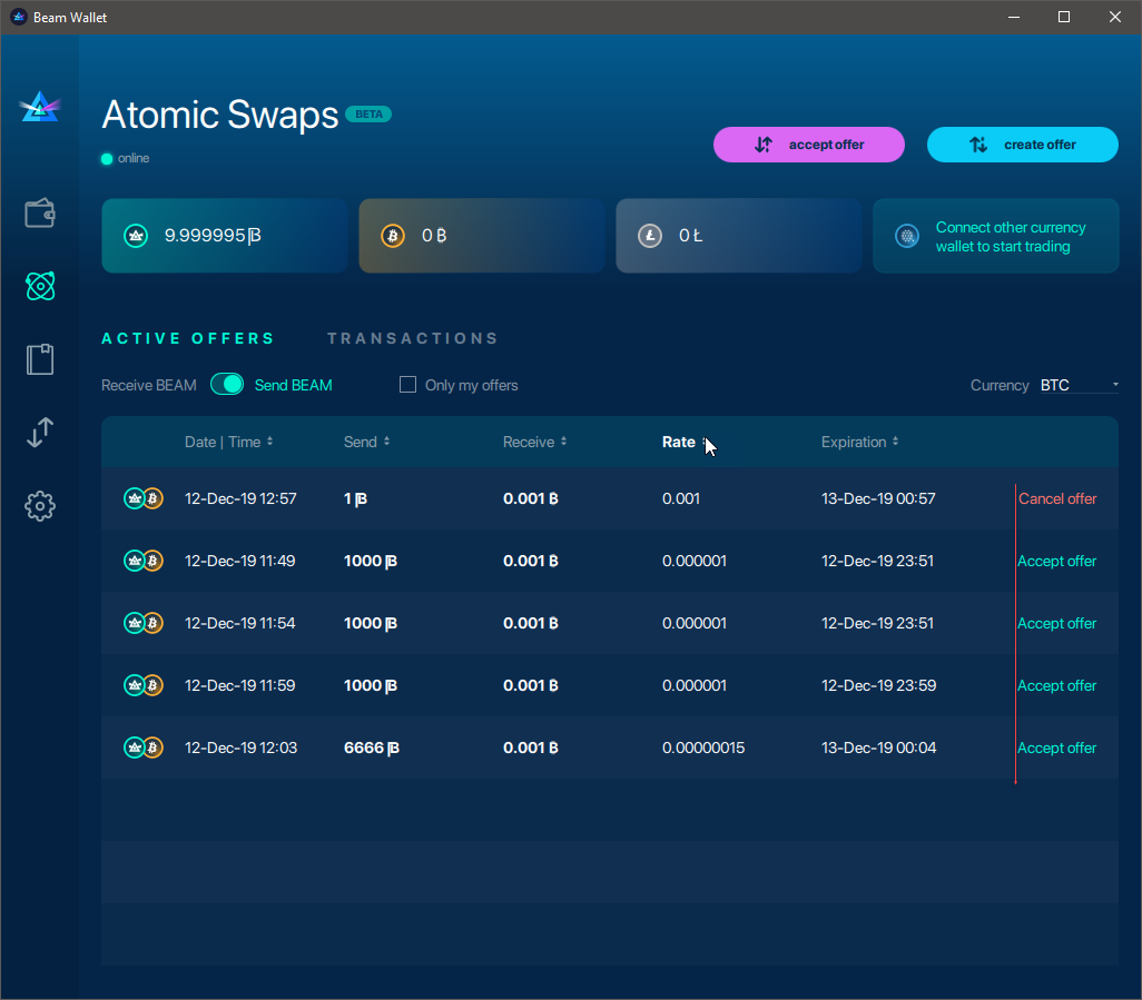 Offers Table Last Column Is Not Alligned Reproduced Only If There Yours And Others Offers