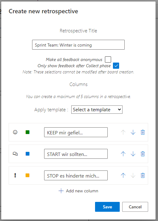 [Bug] Retro board columns with custom text are bugged · Issue #89 · microsoft/vsts-extension ...