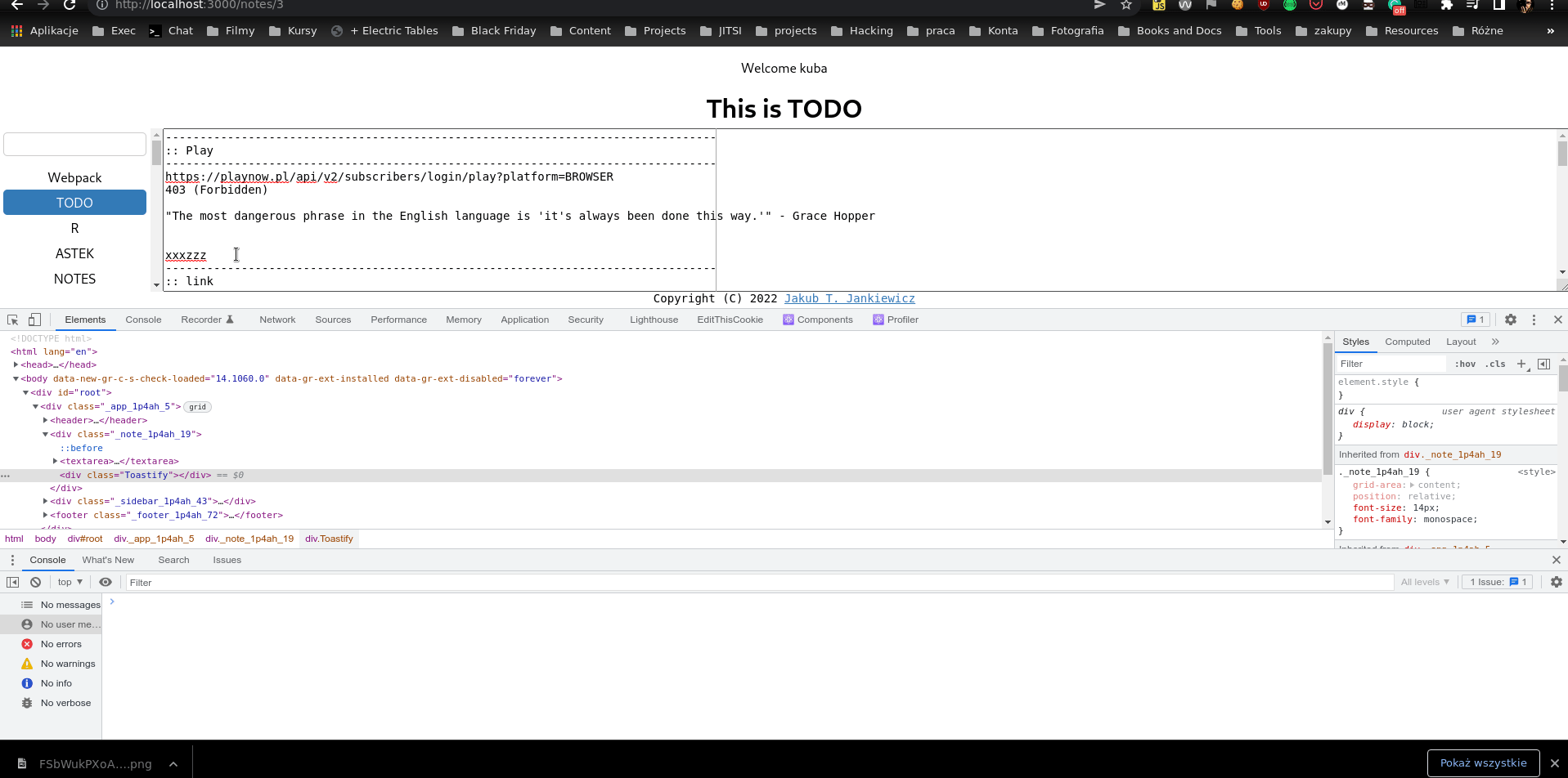 No Toast · Issue 756 · Fkhadrareact Toastify · Github 