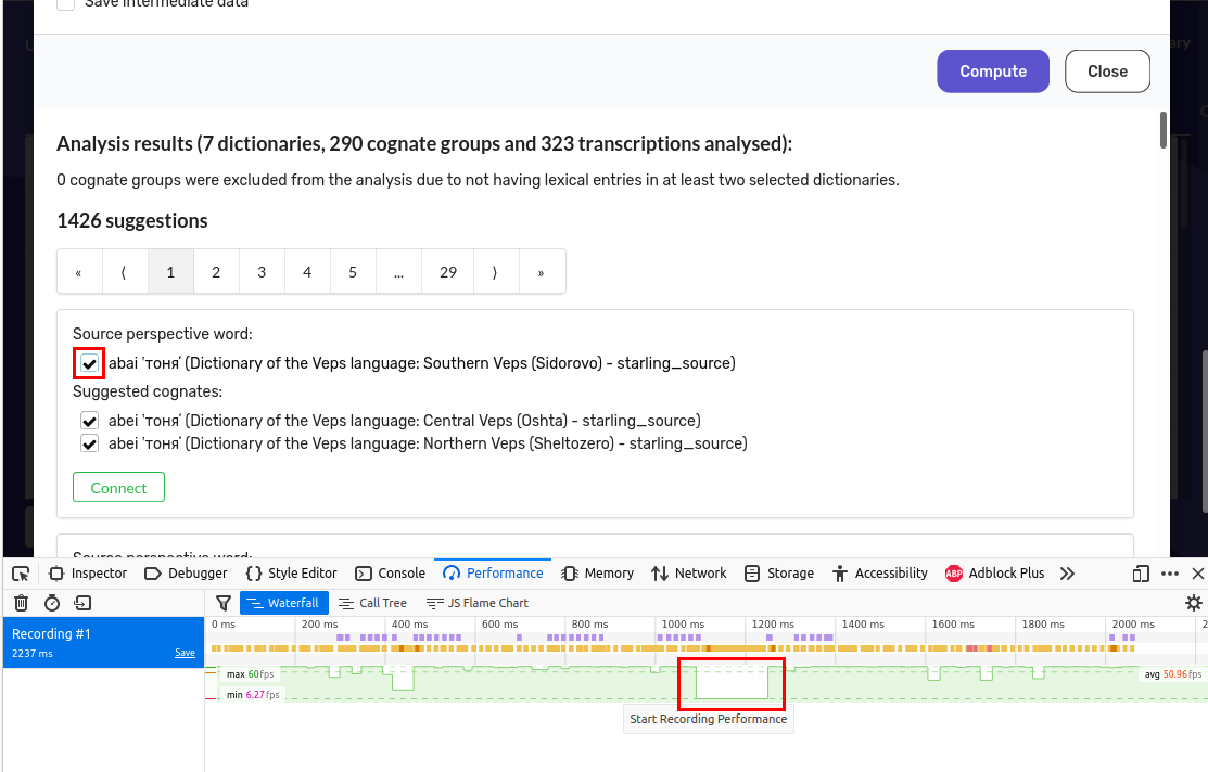 Cognate suggestions: faster selection/deselection · Issue #544 · ispras/lingvodoc-react · GitHub