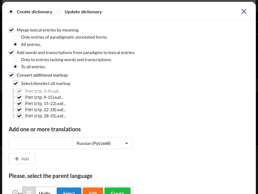 Corpus converter enhancement · Issue #785 · ispras/lingvodoc-react · GitHub