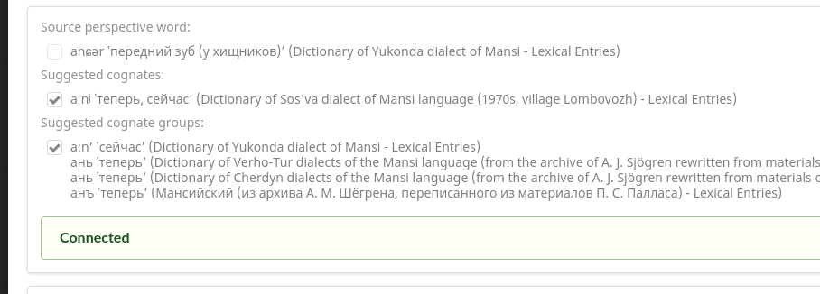 Improving cognate suggestions acceptance · Issue #177 · ispras/lingvodoc-react · GitHub