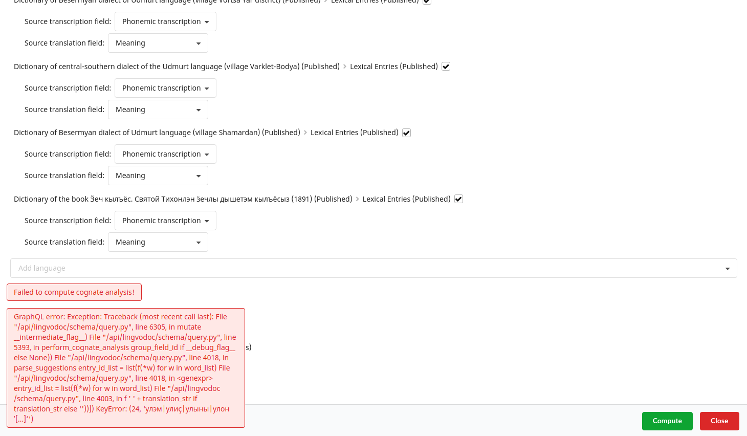 Cognate multi-language suggestions error · Issue #237 · ispras/lingvodoc-react · GitHub
