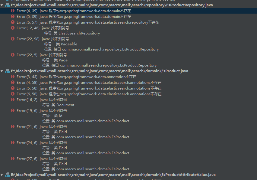 我idea打开项目，总是说缺各种依赖 · Issue #102 · macrozheng/mall · GitHub