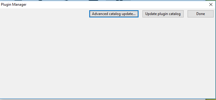 Plugin Manager - Incorrectly updated if 'Update plugin catalog' 'Cancel' button pressed · Issue ...