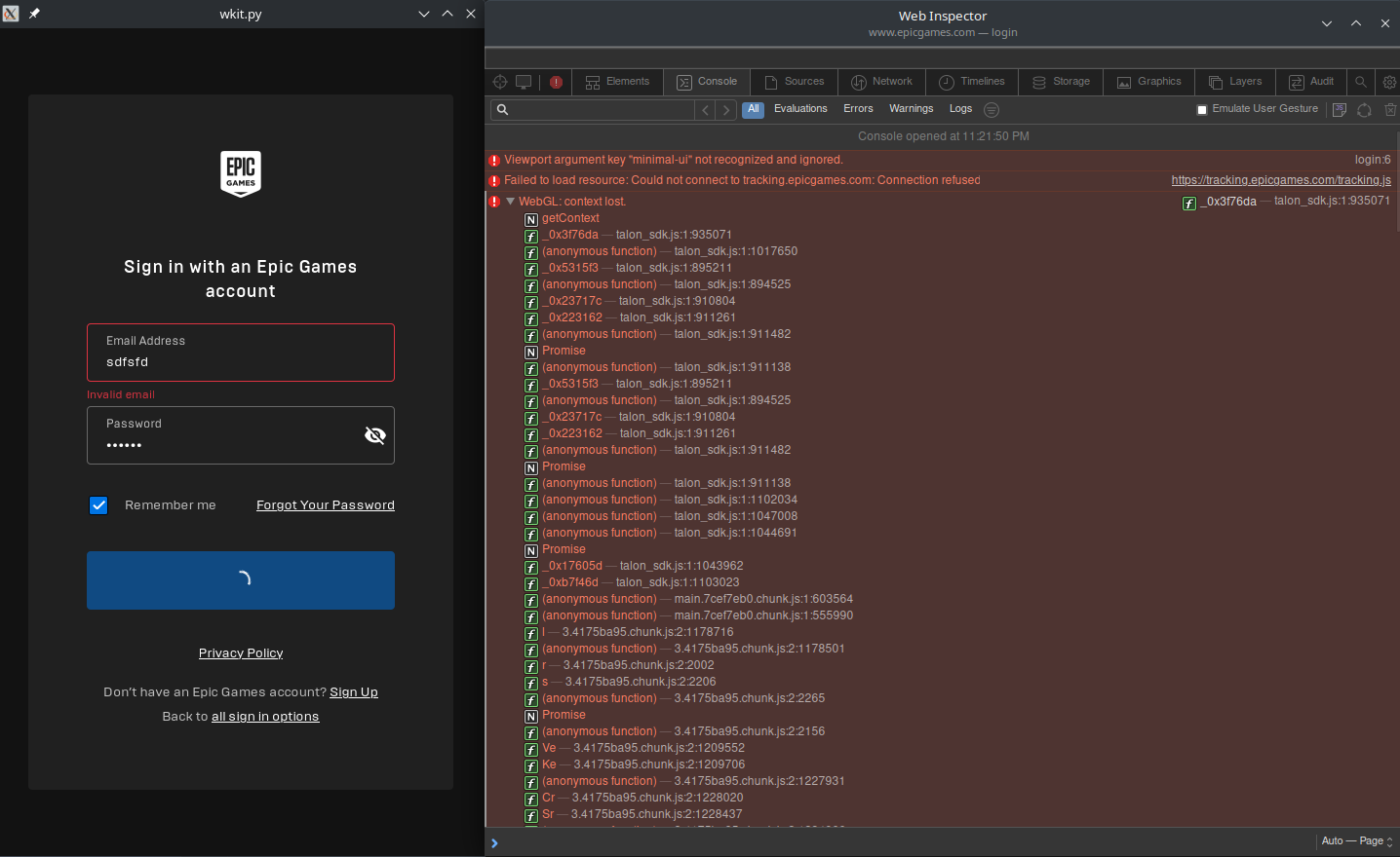 impossible to login on EPIC Games Store · Issue #4783 · lutris/lutris · GitHub
