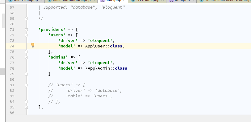 Am I doing this multiuser table validation correctly? · Issue #1631 · tymondesigns/jwt-auth · GitHub