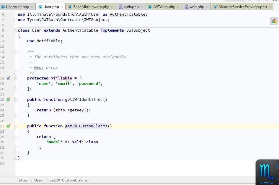 Am I doing this multiuser table validation correctly? · Issue #1631 · tymondesigns/jwt-auth · GitHub