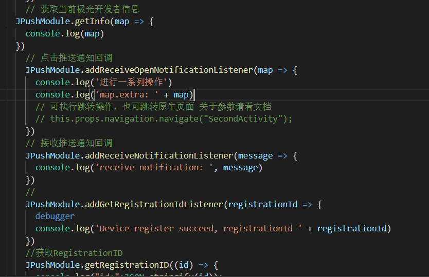 推送通知回调 一个都没有执行 · Issue #648 · jpush/jpush-react-native · GitHub