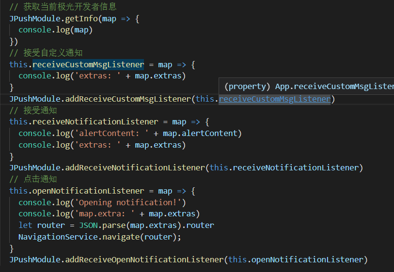 推送通知回调 一个都没有执行 · Issue #648 · jpush/jpush-react-native · GitHub