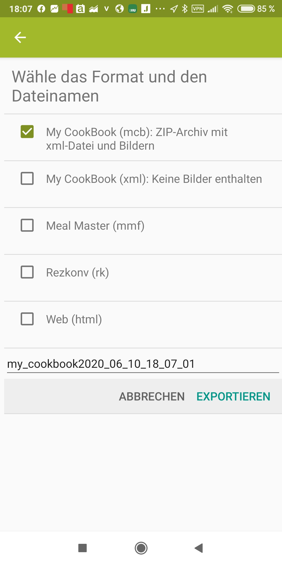 My CookBook compatibility · Issue #250 · nextcloud/cookbook · GitHub