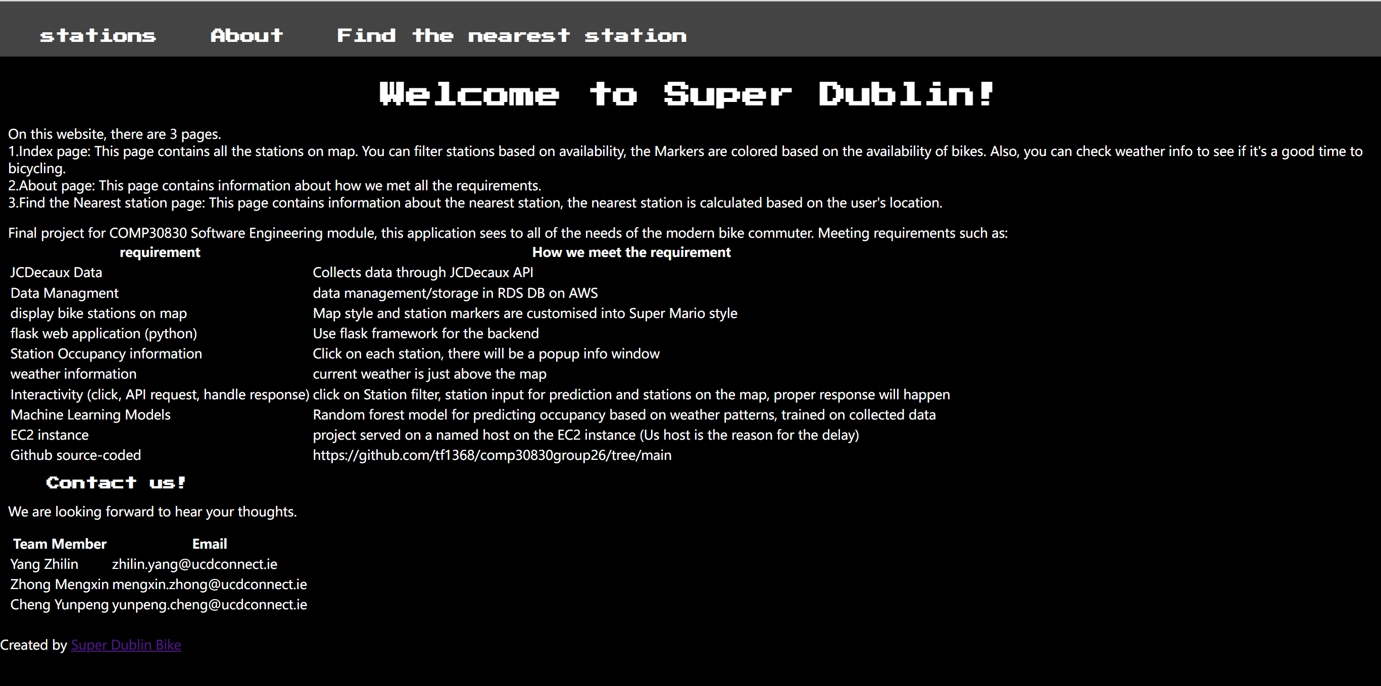 GitHub - zhilin-yang/Dublinbike: old projects