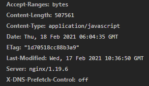 Why is the resource loaded from disk instead of there being a request (with either a 200 or 304 ...