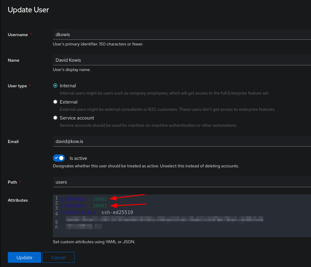 Virtual Group gidNumber different than the `uidNumber` on a user ...