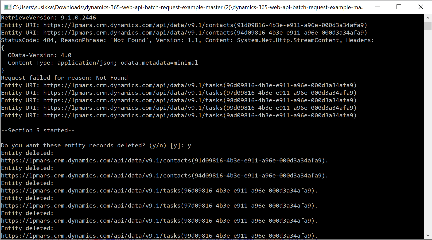 Sample C# code · Issue #782 · MicrosoftDocs/dynamics-365-customer-engagement · GitHub
