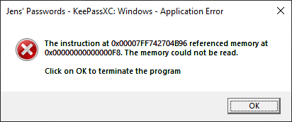 App crashes when auto locking while new entry is being created · Issue #9235 · keepassxreboot ...
