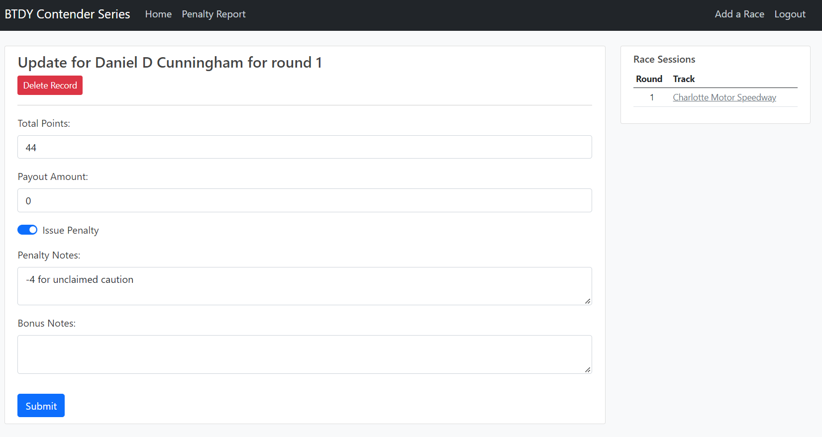 GitHub - tjbrendel/btdy-scraper: Front end web application for iRacing ...