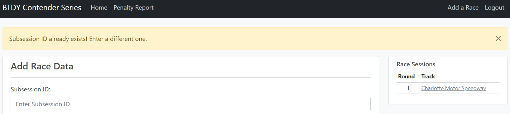 GitHub - tjbrendel/btdy-scraper: Front end web application for iRacing ...