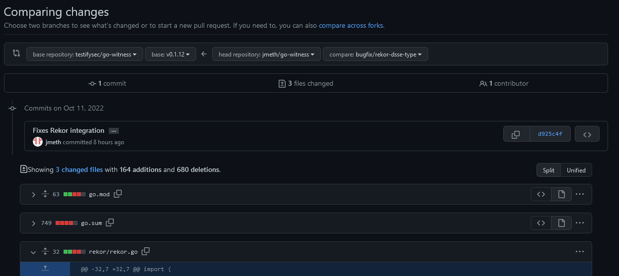Rekor Integration is Broken · Issue #212 · in-toto/witness · GitHub