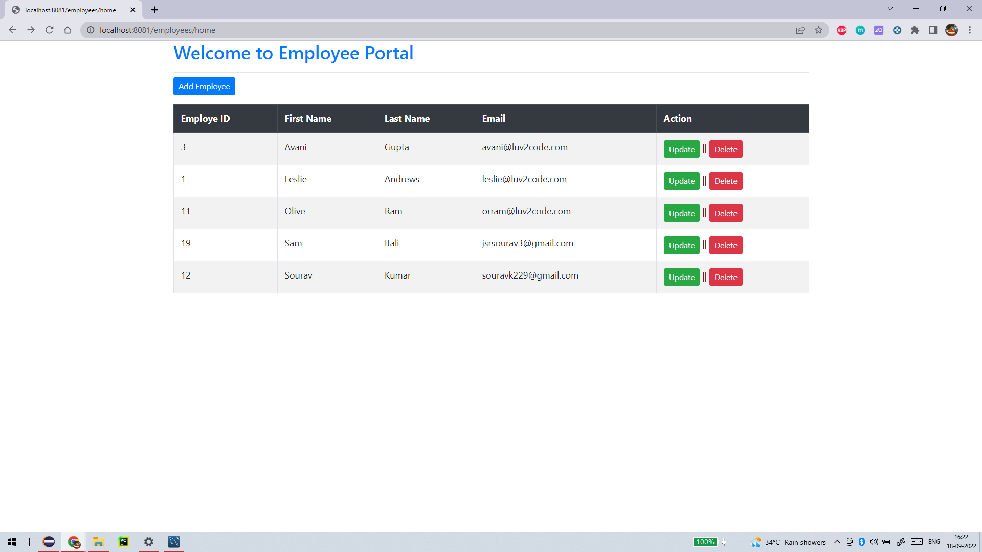 GitHub - souravkr/Employee-Portal