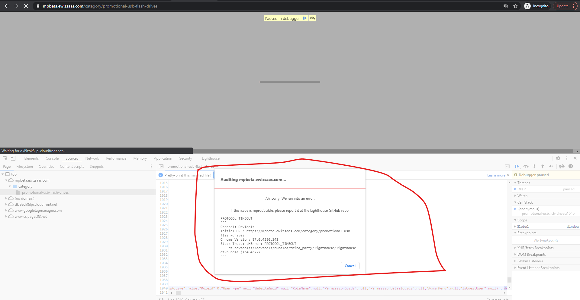 Lighthouse not working · Issue #12068 · GoogleChrome/lighthouse · GitHub