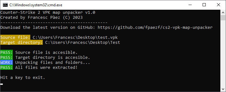 GitHub - fpaezf/cs2-vpk-map-unpacker: A simple vpk map unpacker for Counter-Strike 2