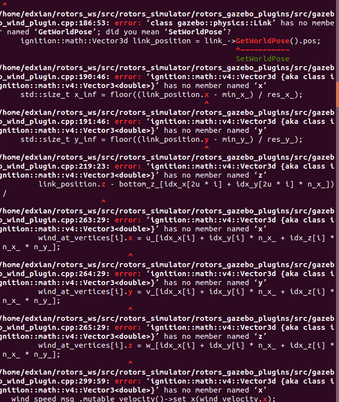 Build failed with ros-melodic version. · Issue #544 · ethz-asl/rotors_simulator · GitHub