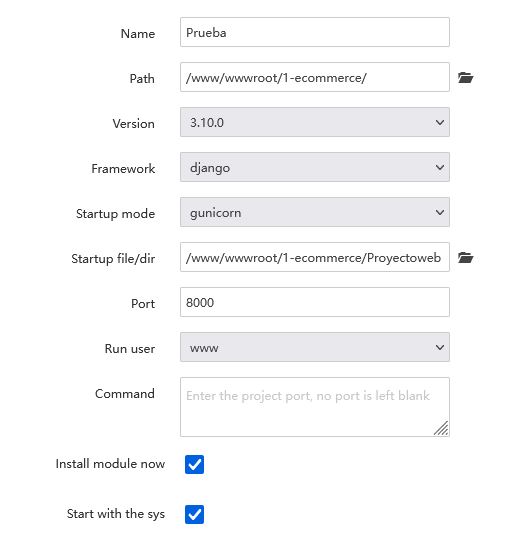 How To Deploy A Django Project · Issue 138 · Aapanel Aapanel · Github
