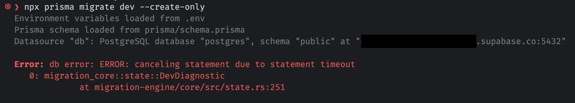 Supabase: db error: ERROR: unexpected response from login query · Issue #9576 · prisma/prisma ...