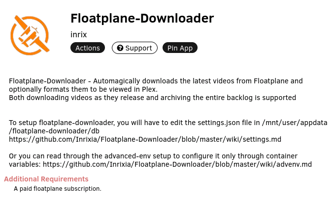 Stop application gracefully on docker stop · Issue #149 · Inrixia/Floatplane-Downloader · GitHub