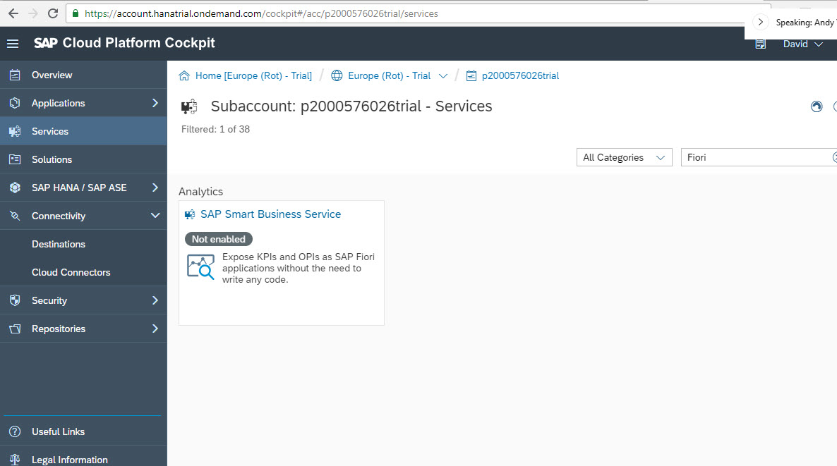 User Experience - Portal does not appear in Services · Issue #2616 · sap-tutorials/Tutorials ...