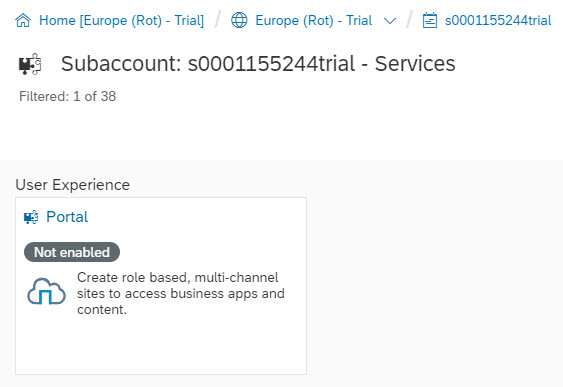 User Experience - Portal does not appear in Services · Issue #2616 · sap-tutorials/Tutorials ...