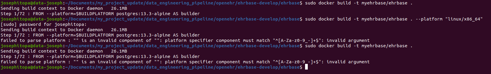 DOCKER ERROR · Issue #1018 · ehrbase/ehrbase · GitHub