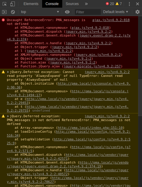 CSS styles don't load · Issue #15600 · phpmyadmin/phpmyadmin · GitHub