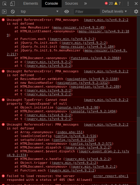 CSS styles don't load · Issue #15600 · phpmyadmin/phpmyadmin · GitHub