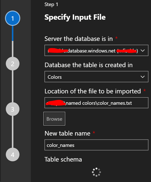 SQL Import hangs when loading table schema for Azure db · Issue #9076 ...