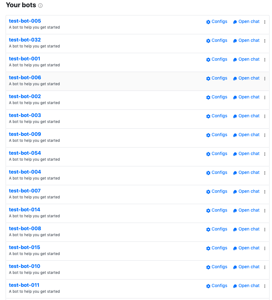 Paginate and Filter Search Workspace Bot List · Issue #837 · botpress/v12 · GitHub