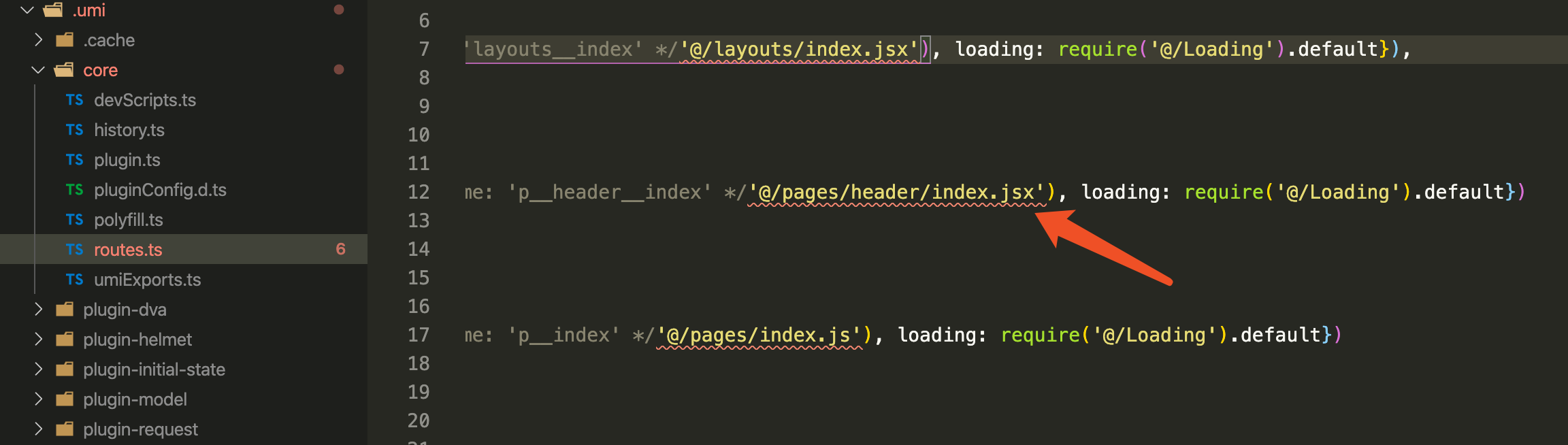 umi 编译之后在.umi文件中 找不到对应的模块 · Issue #4755 · umijs/umi · GitHub