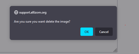 Consider improving the "delete uploaded image prompt" from the AAQ form · Issue #1193 · mozilla ...