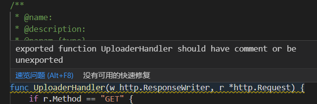 能否自动生成满足Go-lint 的注释 · Issue #162 · OBKoro1/koro1FileHeader · GitHub