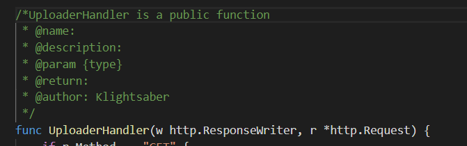能否自动生成满足Go-lint 的注释 · Issue #162 · OBKoro1/koro1FileHeader · GitHub