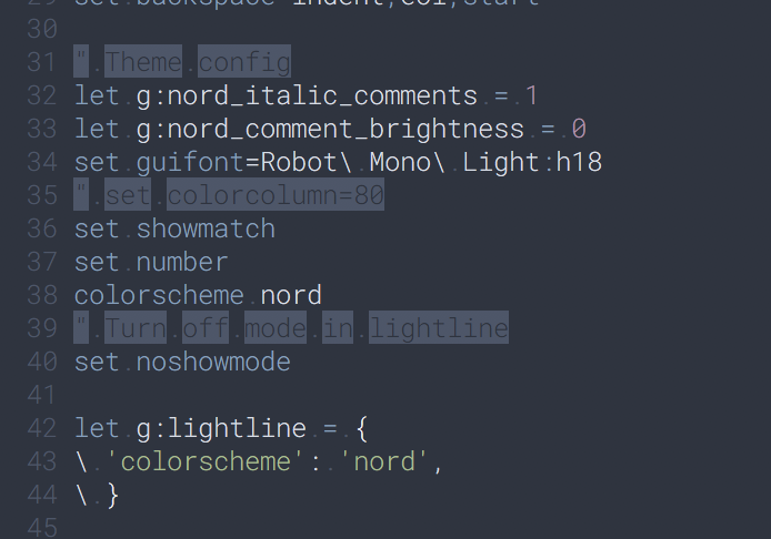Comments background contrast · Issue #82 · nordtheme/vim · GitHub